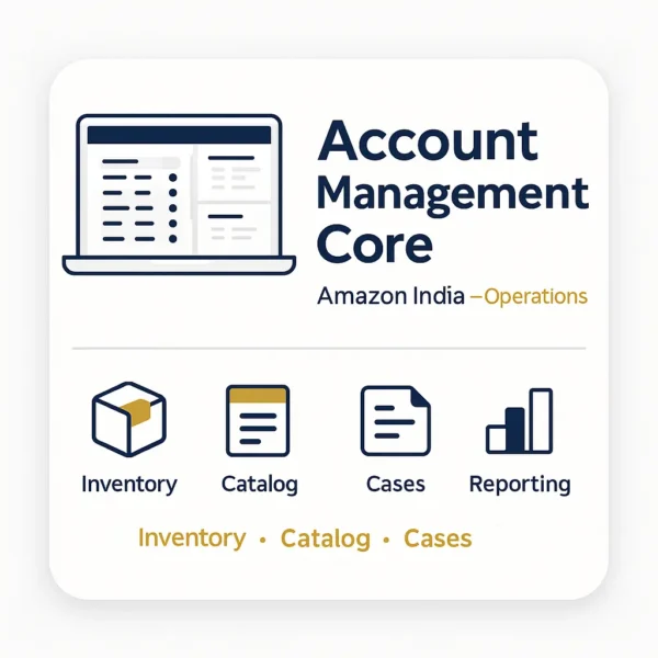 Account Management (Monthly) – Amazon India - Aman Central